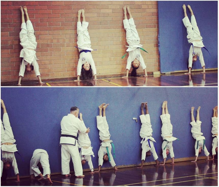 Hand Stands – Strength/Balance Training – First Martial Arts Western ...